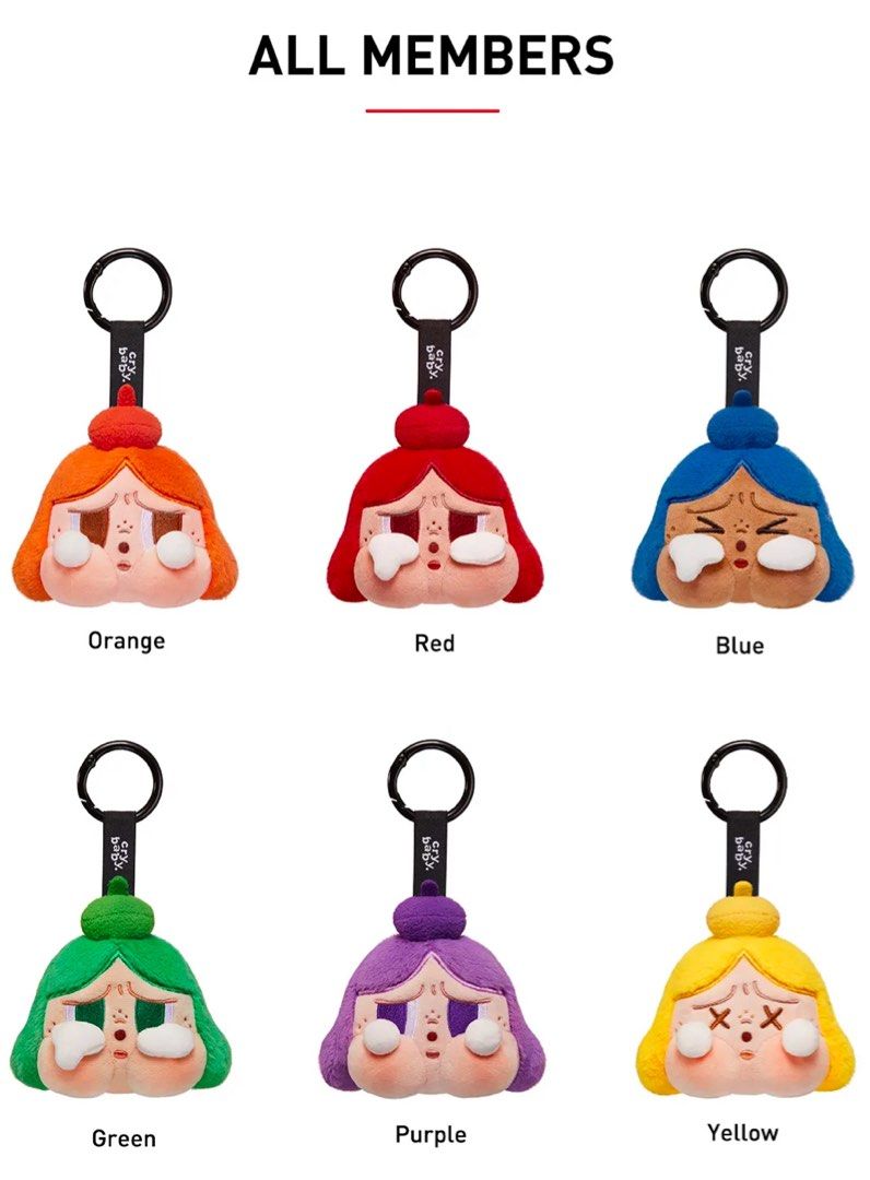 Crybaby Sets (Crying Again, Cheer up Baby, PPG, Plush Badge), Hobbies ...