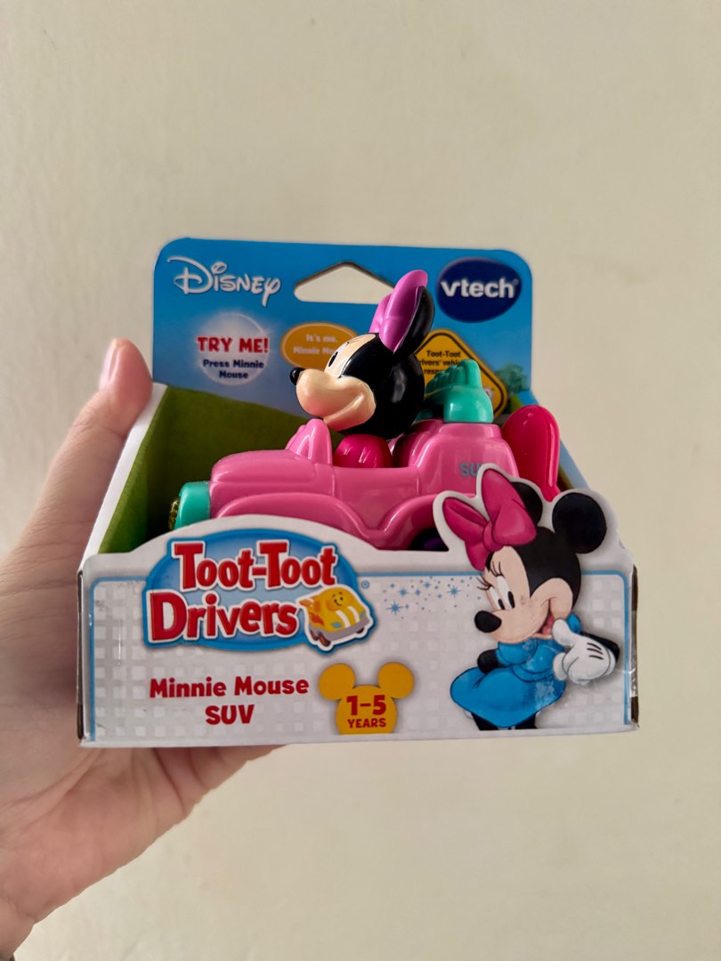Vtech Disney toot toot drivers minie mouse suv with smart point ...