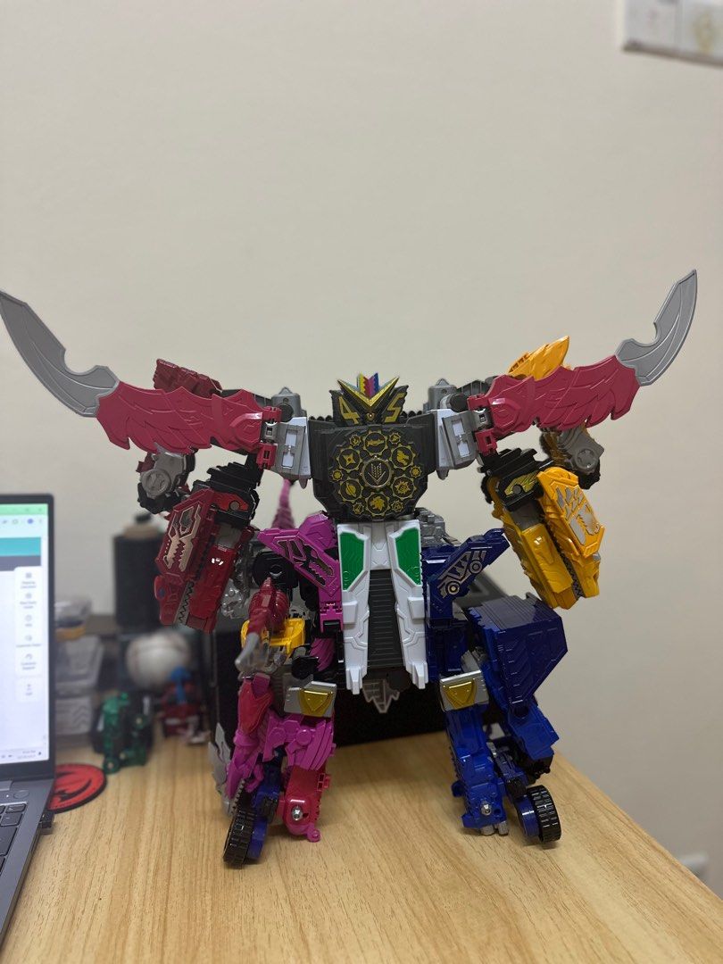 DX Bandai Zenryoku Zenkai Gattai Zenryoku ZenkaiOh Power Rangers Megazord, Hobbies & Toys, Toys ...