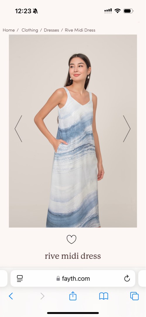 Fayth rive midi dress, Women's Fashion, Dresses & Sets, Dresses on ...