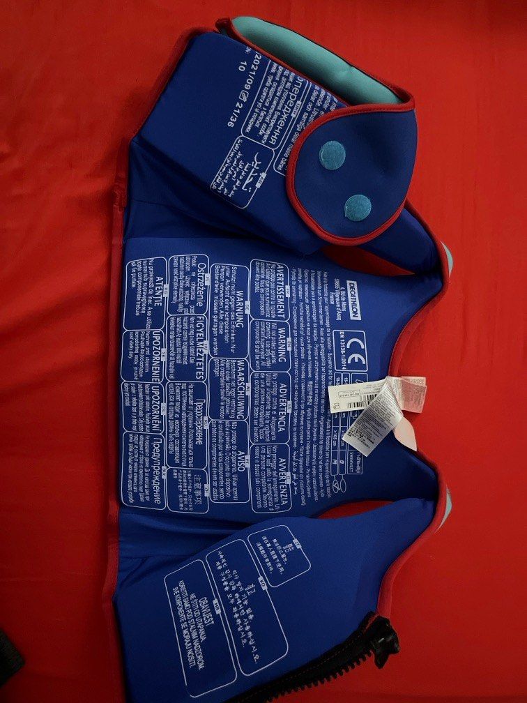 Float Swim Vest 18-30kg (Kids), Men's Fashion, Tops & Sets, Swim Top ...