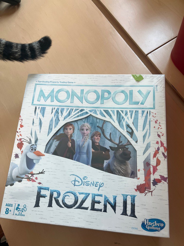 Frozen 2 monopoly, 興趣及遊戲, 玩具 & 遊戲類 - Carousell