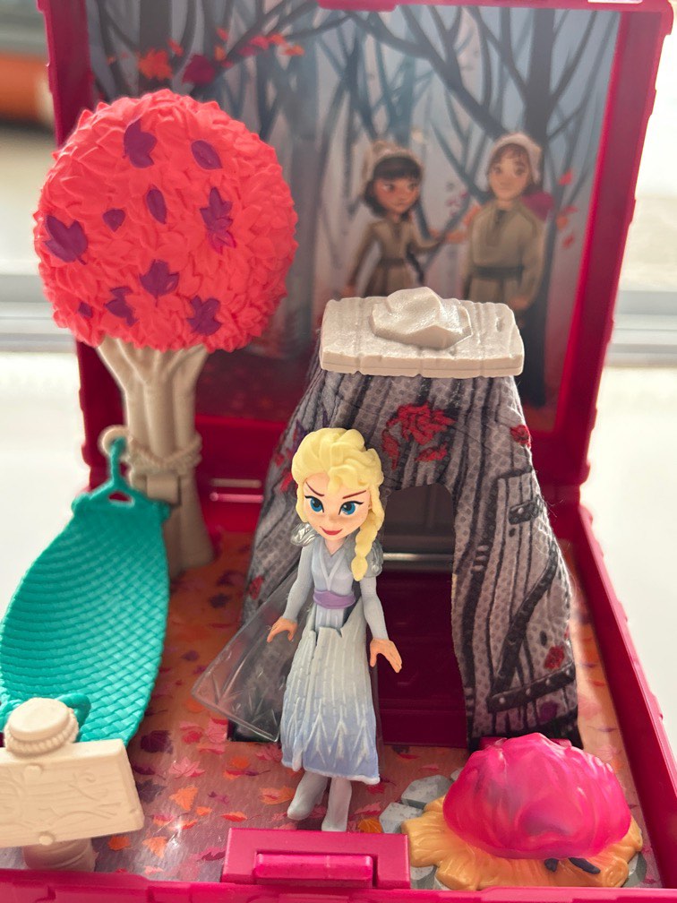 Disney Frozen (Elsa) Pop Adventure Enchanted Forest Playset in Carry ...