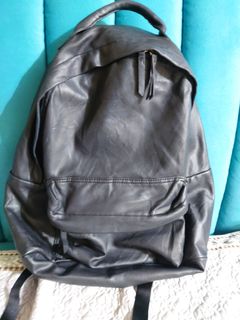 Topman Limited Edition Leather Backpack, Men's Fashion, Bags, Backpacks ...