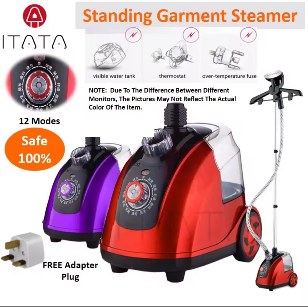 Garment Steamer Machine 12 Mode Home Handheld Electric Clothes Standing ...