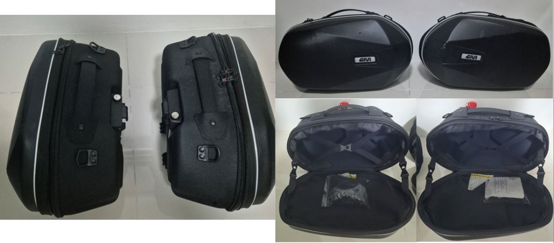 GIVI Easylock 3D600 ST609 pannier saddle, Motorcycles, Motorcycle ...