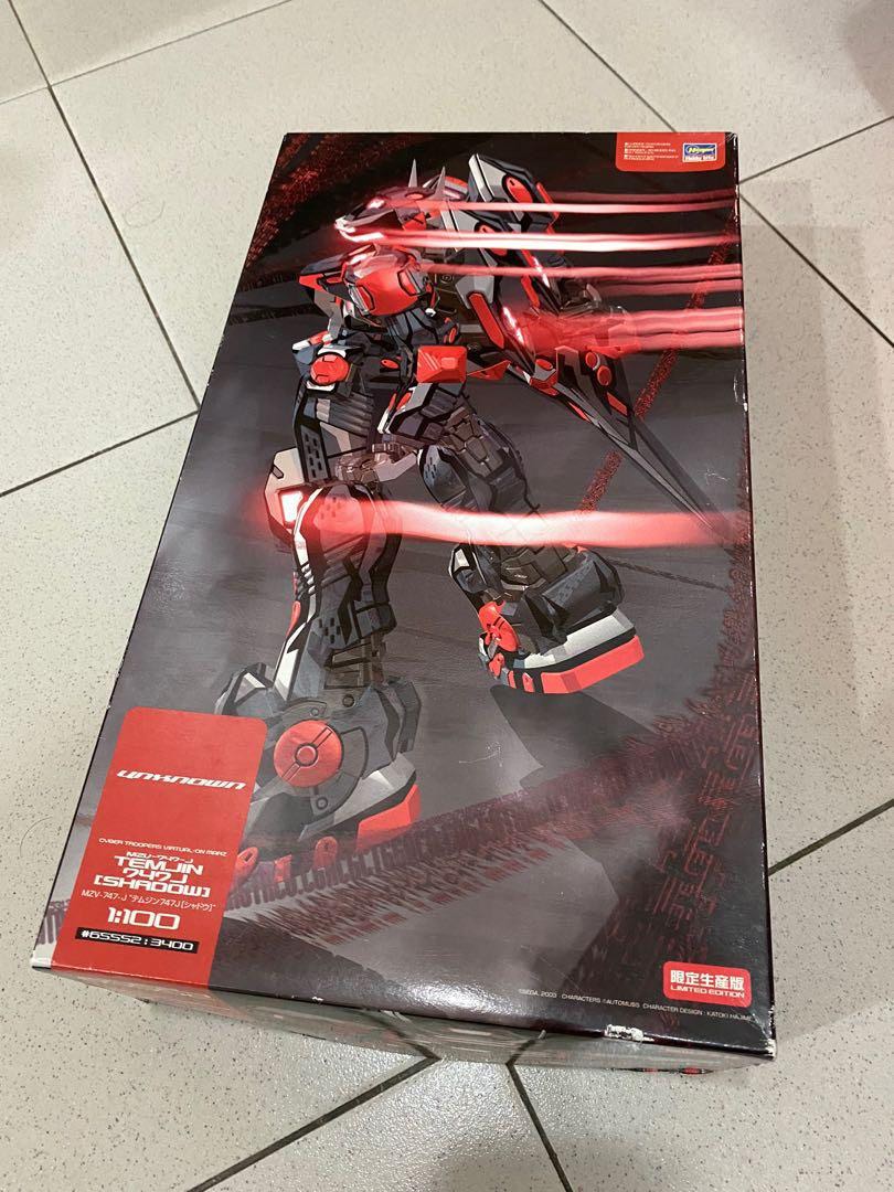 Hasegawa 1/100 Sega Virtual-On game Temjin Shadow model kit (not Gunpla ...