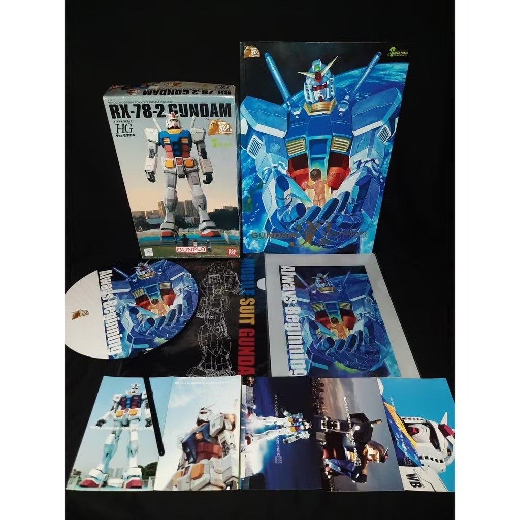 HG RX-78-2 Gundam Ver.G30th GREEN TOKYO Gundam Project with Premium Goods by Bandai, Hobbies ...