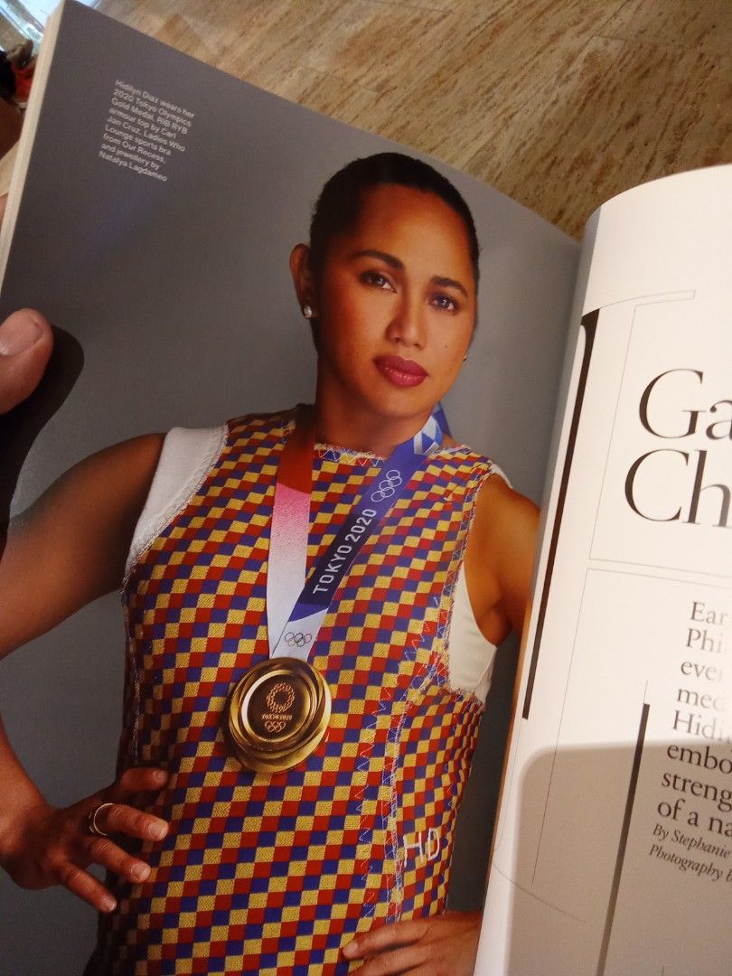 Hidilyn Diaz cover Philippine Tatler magazine, Hobbies & Toys, Books ...