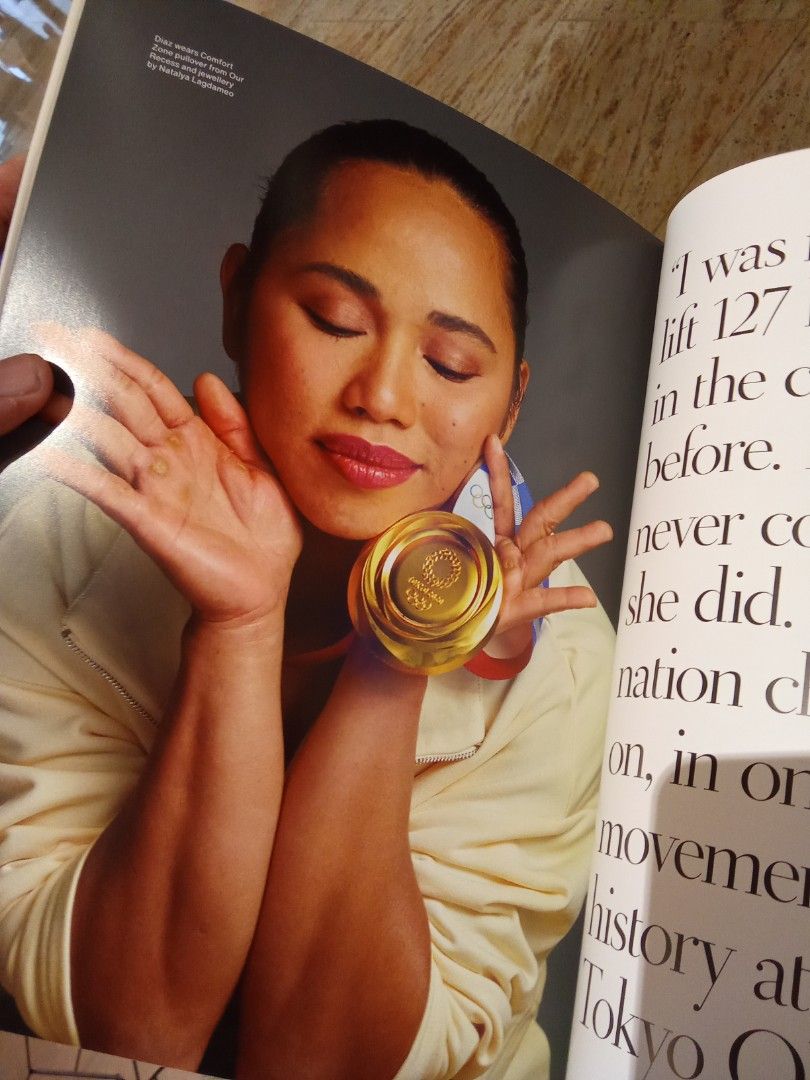 Hidilyn Diaz cover Philippine Tatler magazine, Hobbies & Toys, Books ...