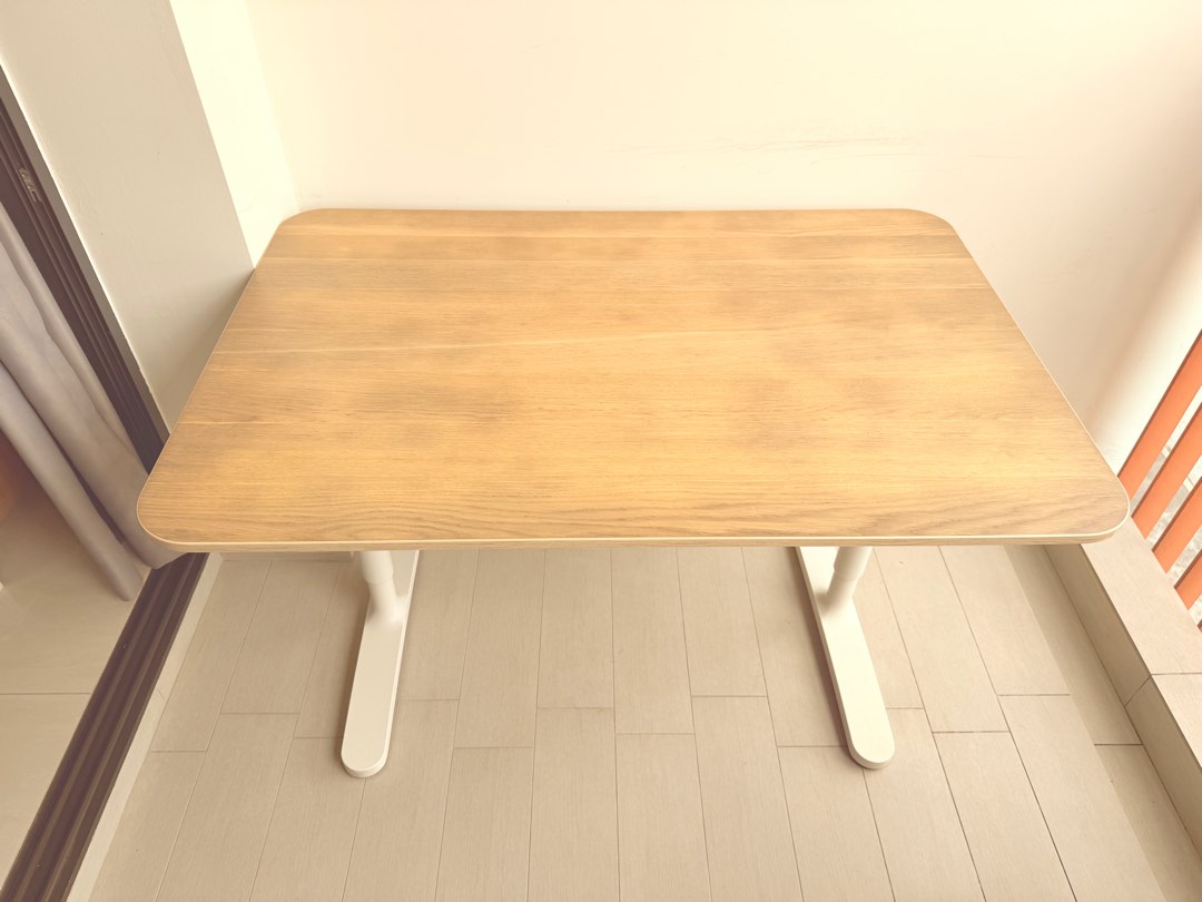 IKEA BEKANT STUDY TABLE, Furniture & Home Living, Furniture, Tables ...