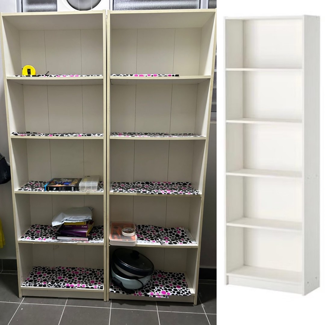 IKEA Bookcase Gersby Rak (2 Racks), Furniture & Home Living, Furniture ...