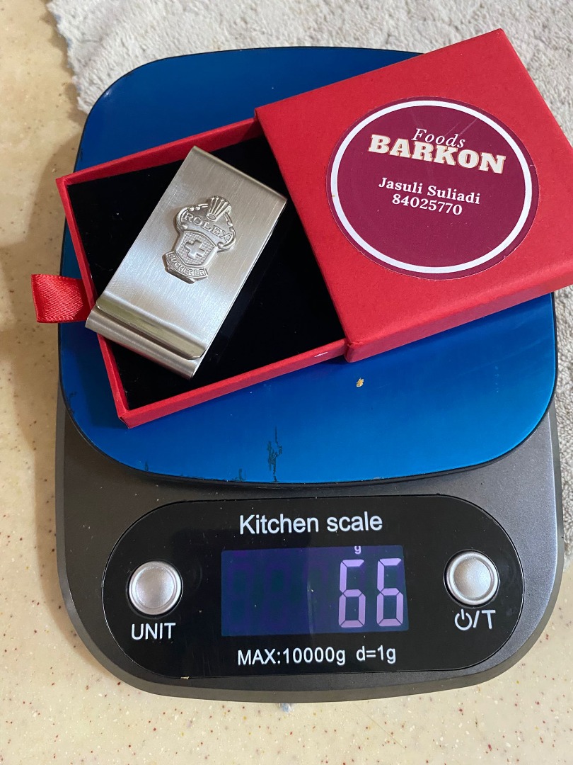 In Ringgit Klip Wang w Logam Rolex Double Sided DS-304 2.6x6.0x1.2cm ...