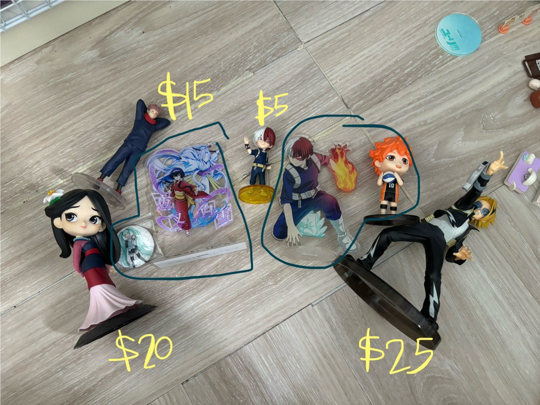 itadori, todoroki, hinata, denki, bsd, miku, mulan, Hobbies & Toys ...