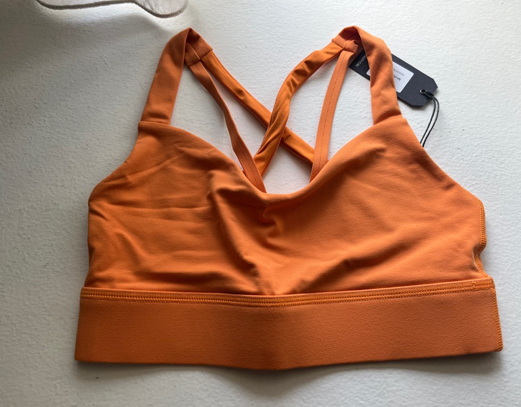 Kydra Nova Midline Bra in tangerine, Women's Fashion, Activewear on ...
