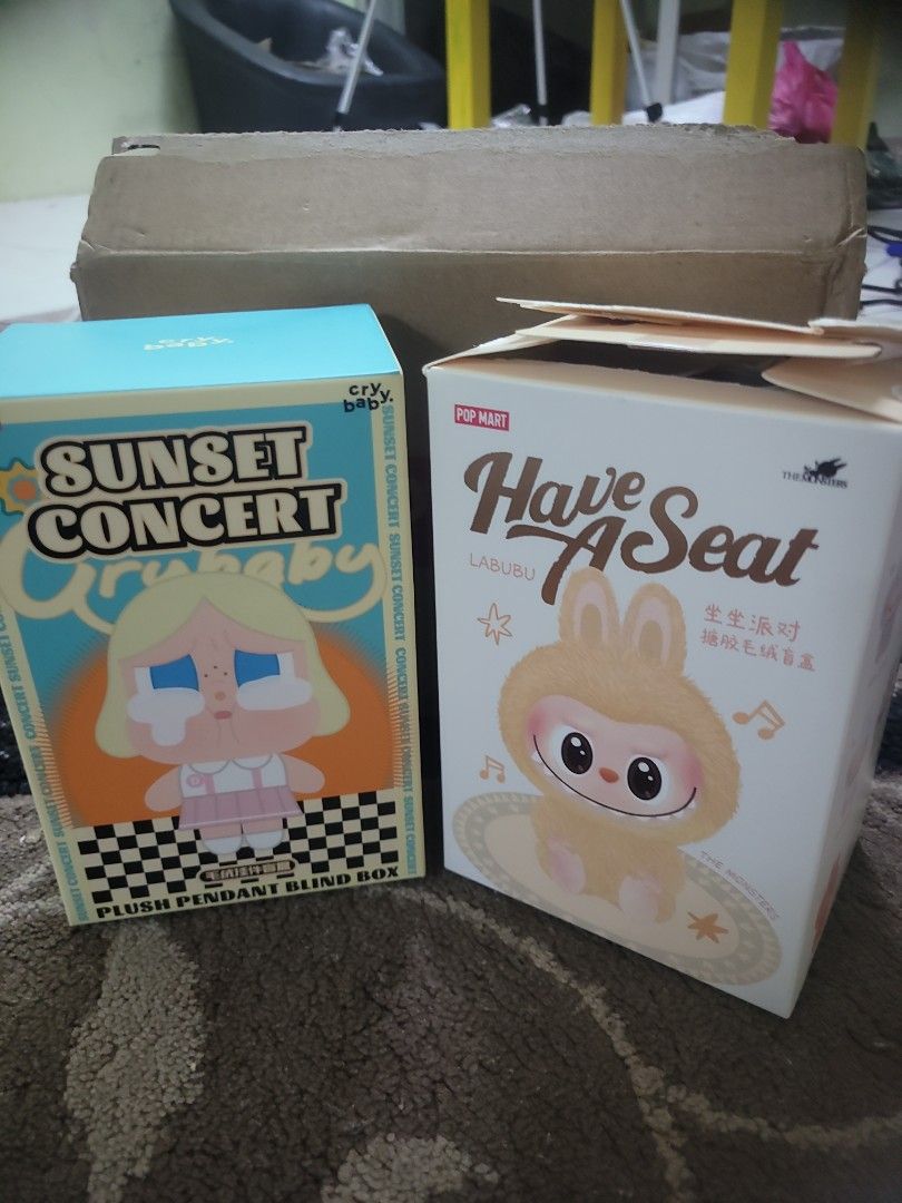 LABUBU & CRY BABY, Hobbies & Toys, Toys & Games on Carousell