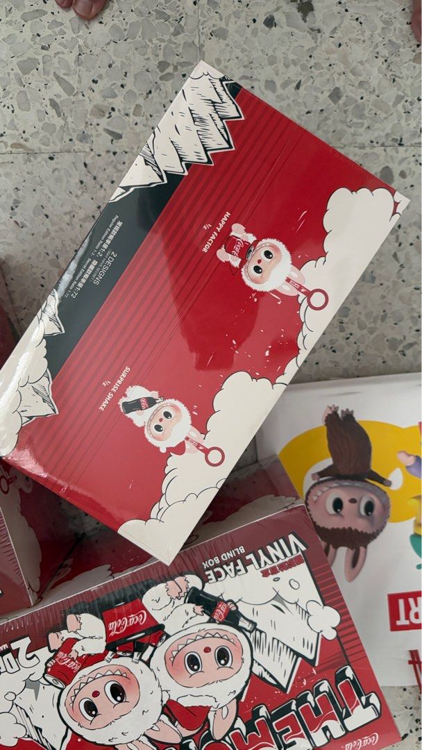 Labubu Coca Cola Happy Factor, Hobbies & Toys, Toys & Games on Carousell