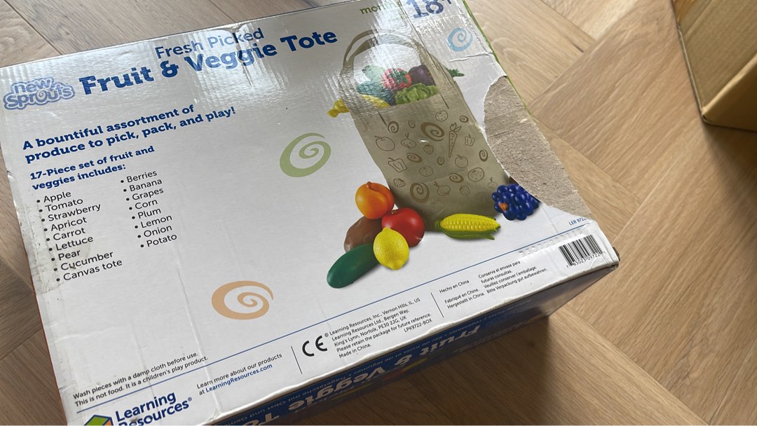 Learning Reaources Fruits and veggie Tots, Hobbies & Toys, Toys & Games ...