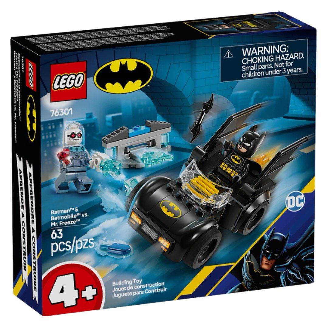 【🫰🏻現金即減】LEGO DC 76301：Batman™ & Batmobile™ vs. Mr. Freeze™, 興趣及遊戲, 玩具 ...
