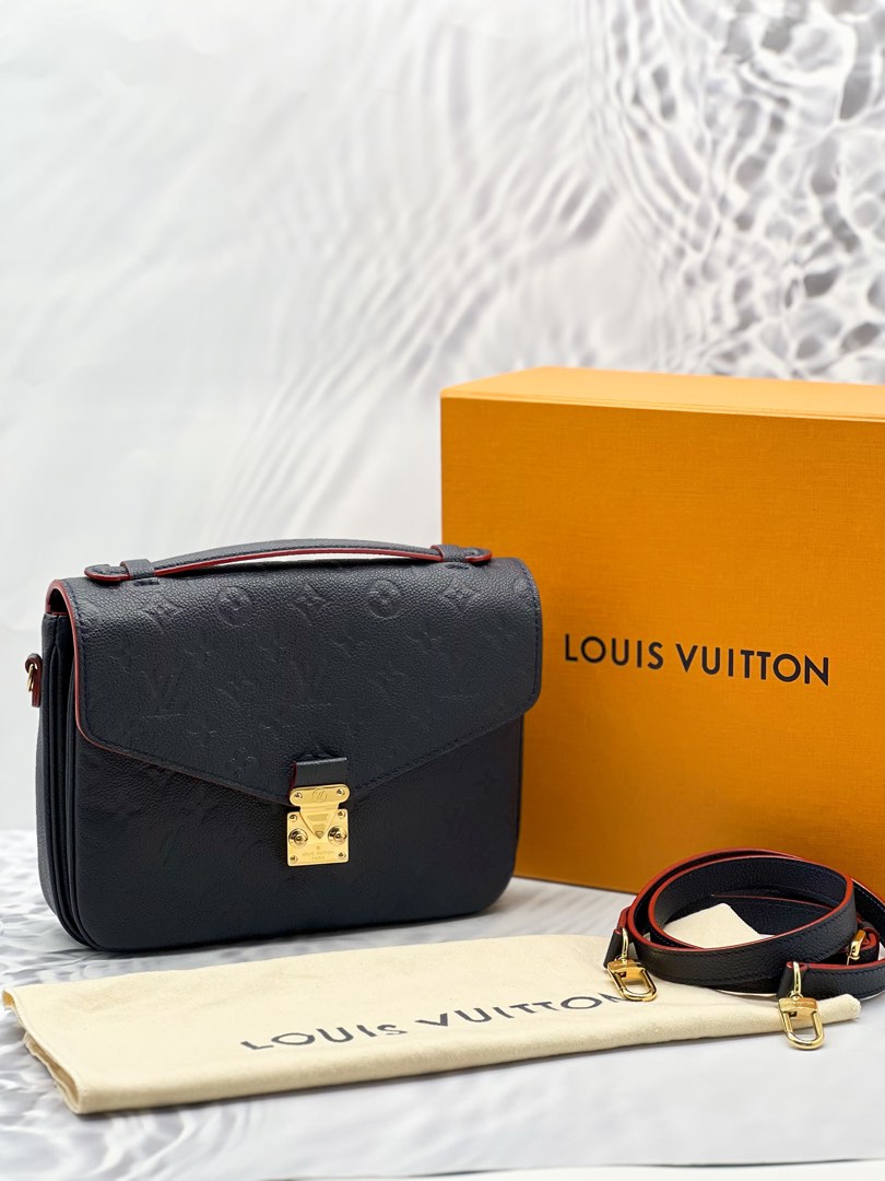 (LIKE NEW) 2023 MICROCHIP LOUIS VUITTON METIS NAVY BLUE MONOGRAM ...