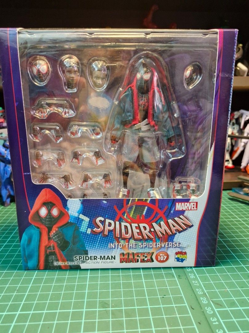Mafex Miles Morales Spiderman BIB, Hobbies & Toys, Toys & Games on ...