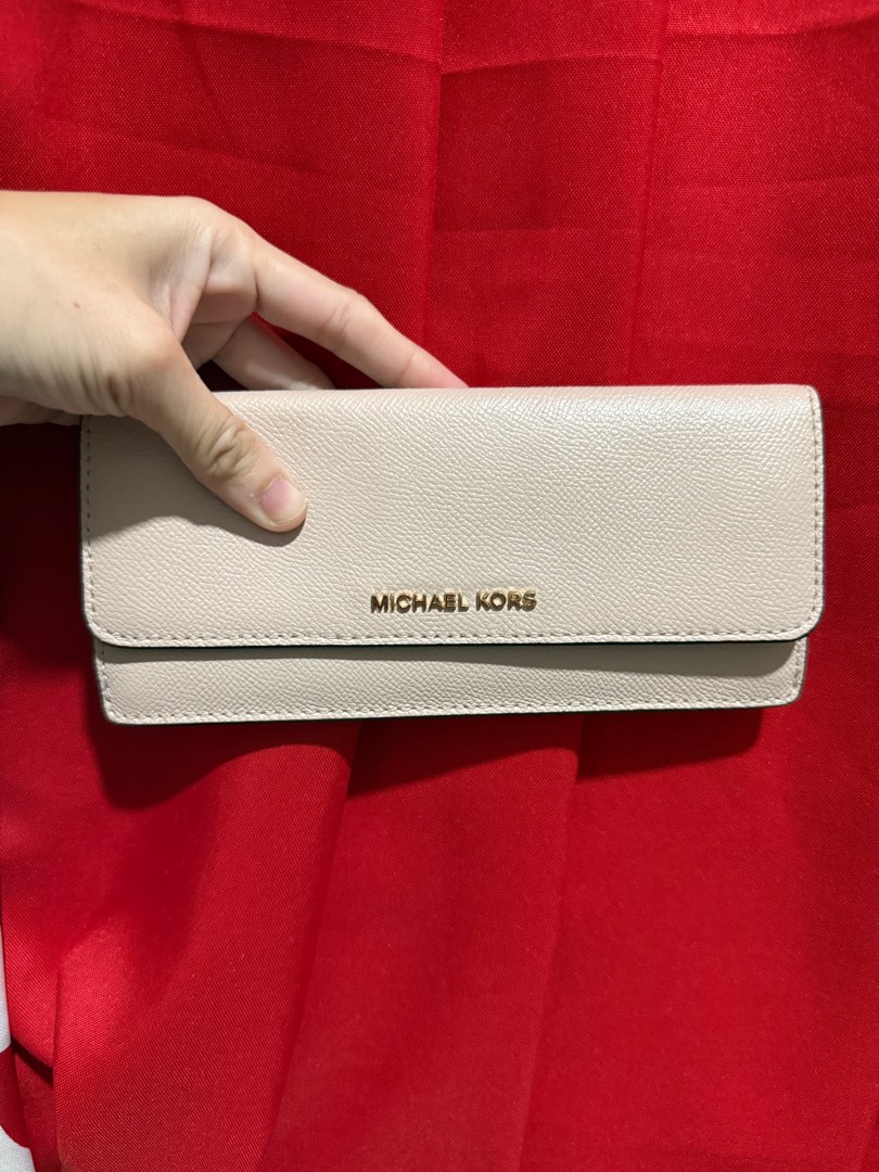 Michael Kors Long Slim Wallet, Women's Fashion, Bags & Wallets, Wallets ...