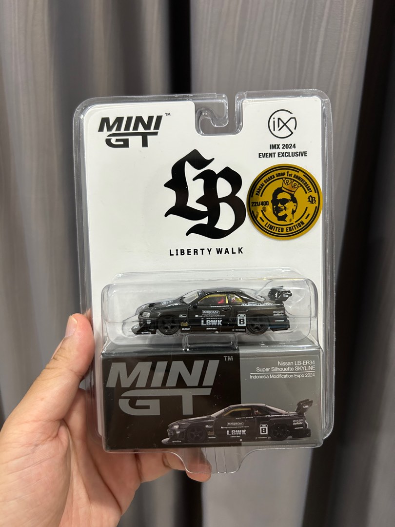 Mini GT Nissan LB-ER34 IMX 2024 Event Exclusive - LBWK Serial No ...