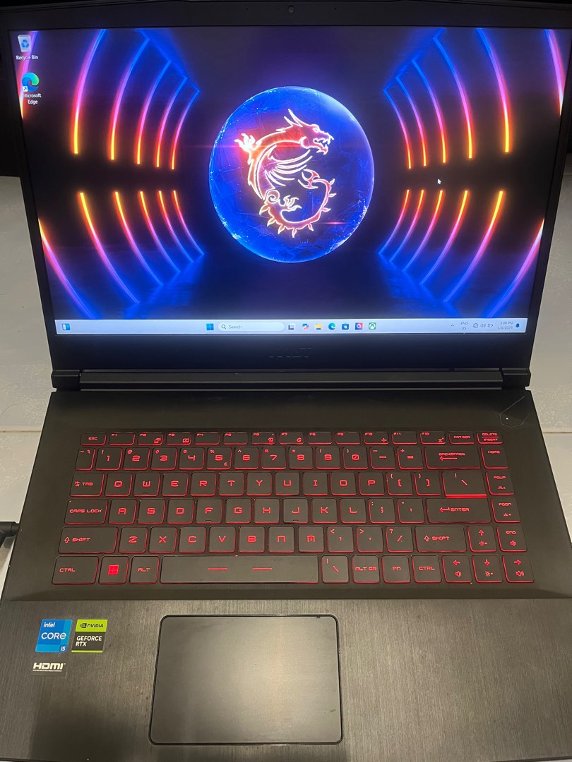 MSI Gaming Laptop, RTX4050, Intel 12th Gen, Computers & Tech, Laptops ...