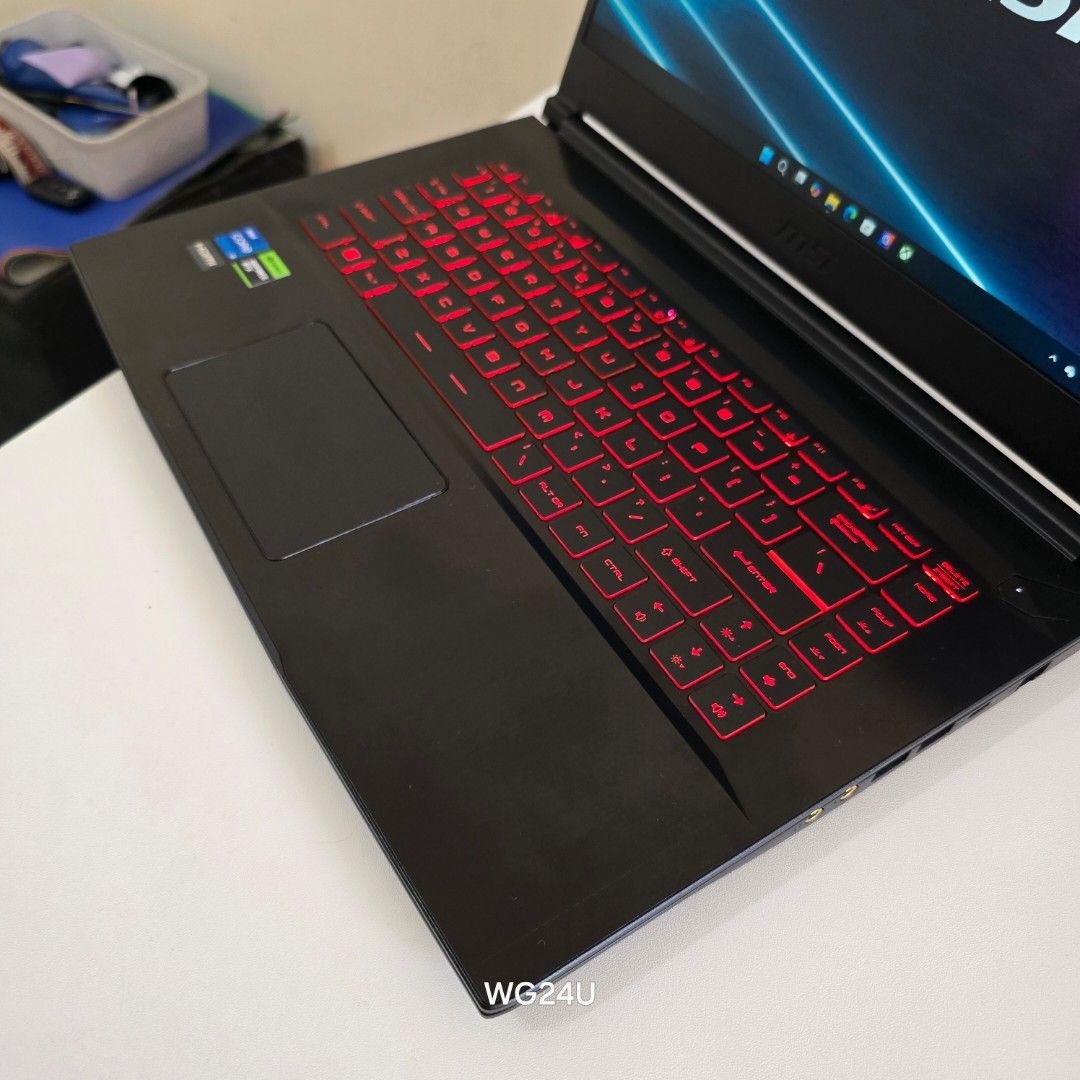 MSI Thin GF63, Nvidia RTX2050, Intel 12th Gen i5-12450H, 16GB RAM 512GB ...