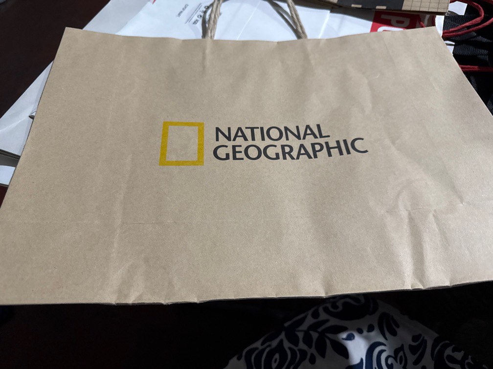 national geographic paper bag, Hobbies & Toys, Stationary & Craft ...