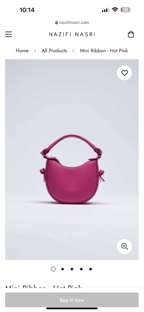 Nazifi Nasri Mini Ribbon, Women's Fashion, Bags & Wallets, Cross-body ...