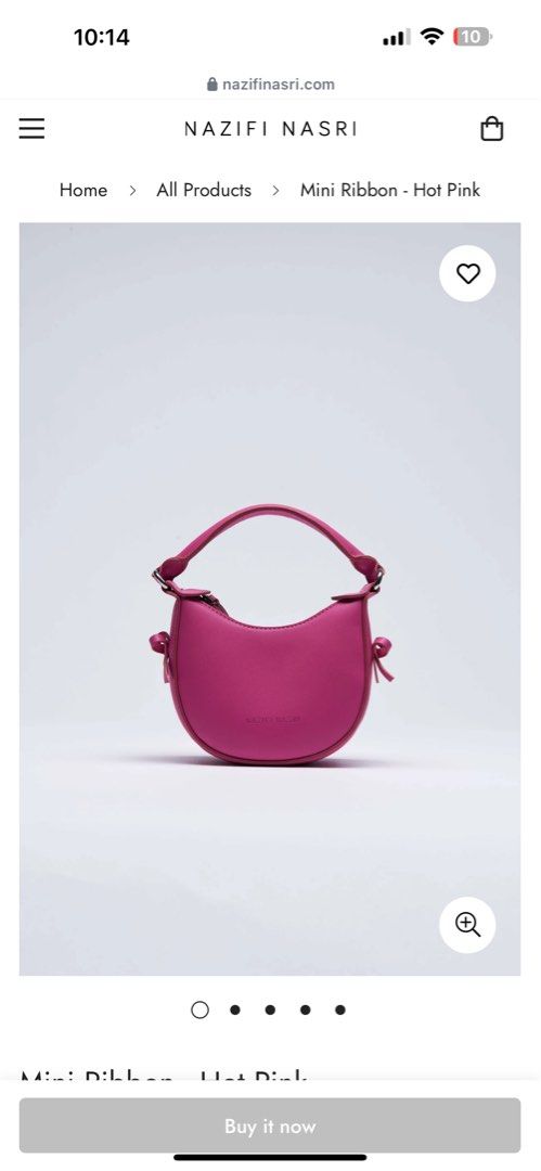 Nazifi Nasri Mini Ribbon, Women's Fashion, Bags & Wallets, Cross-body ...