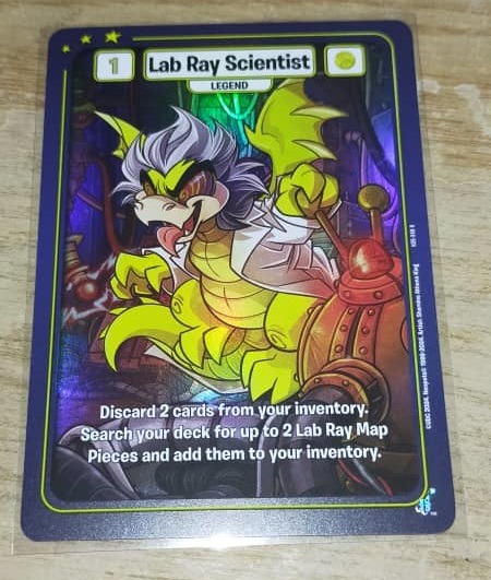 Neopets Upperdeck Battledome TCG 25th Anniversary Lab Ray Scientist (Regular Foil), Hobbies ...