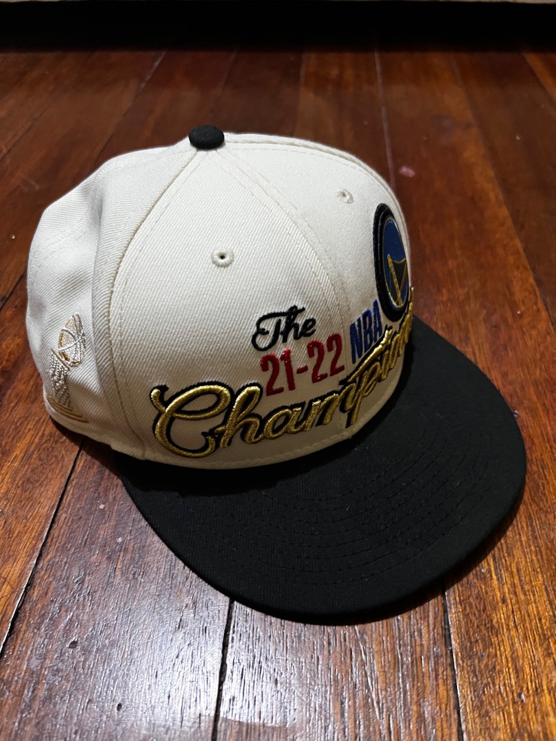 New Era GSW 21-22 Championship Cap, Men's Fashion, Watches ...