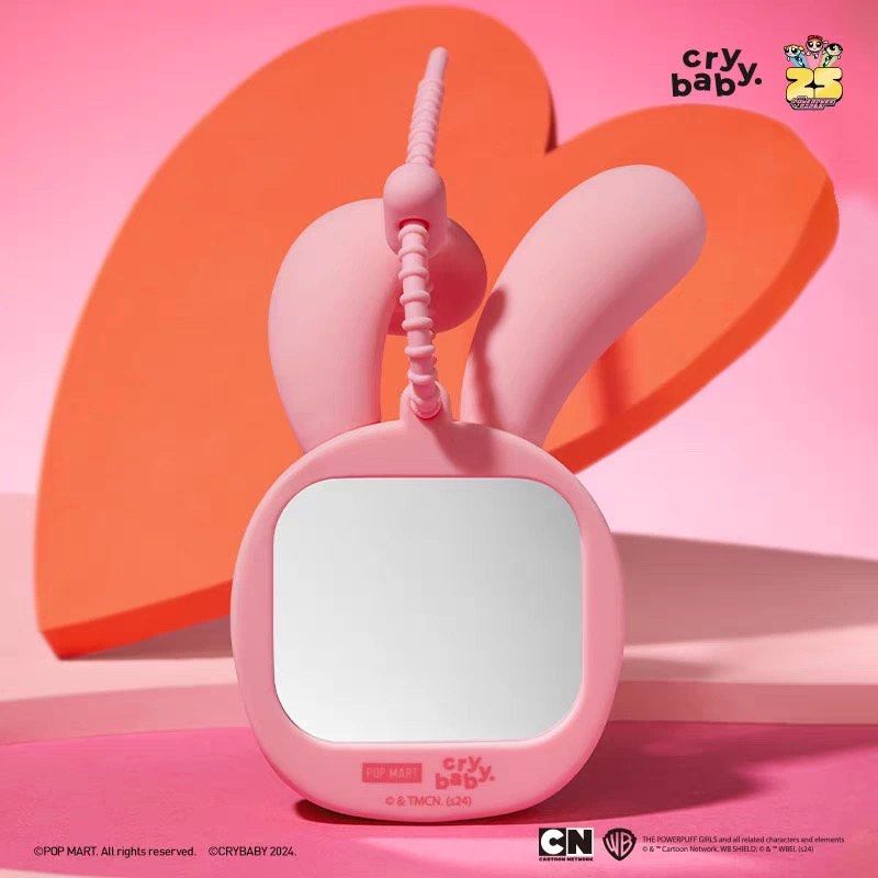 (NEW, READY, 100% ORI) Popmart Pop Mart Crybaby Power Puff Girls PPG Mirror charm, Toys ...