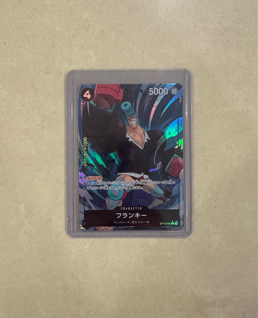 One Piece OP10 Franky AA card, Hobbies & Toys, Toys & Games on Carousell