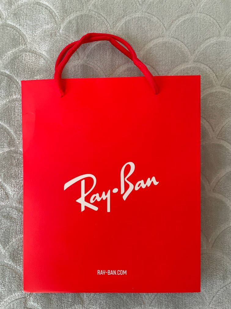 Original RAY BAN Paper Bag, Luxury, Bags & Wallets on Carousell