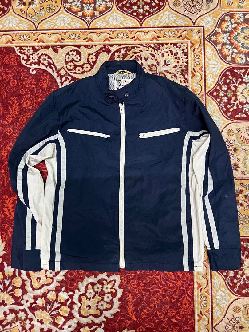 P20L24 yamaha bellman rider jacket sulam, Men's Fashion, Coats, Jackets ...