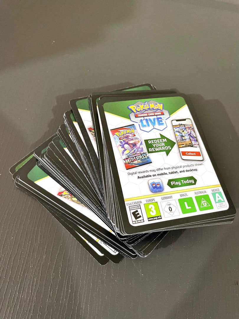 Pokemon Code Cards, Hobbies & Toys, Toys & Games on Carousell