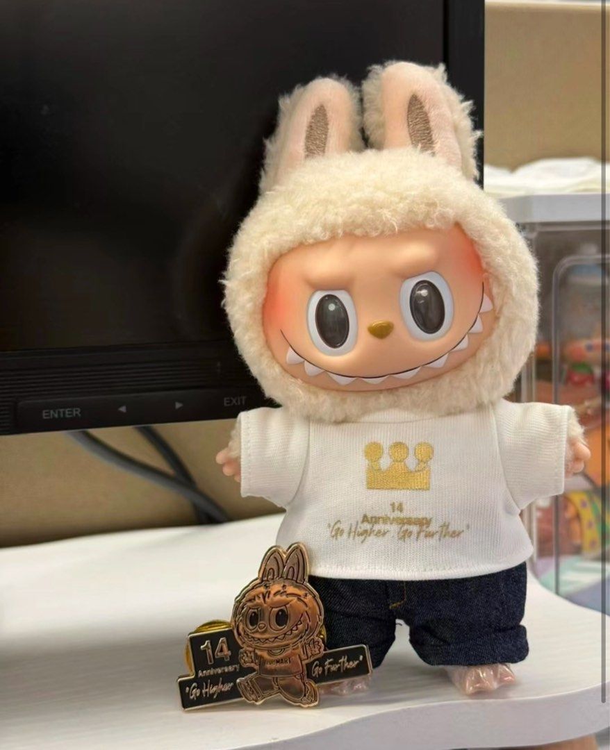 POPMART LABUBU 14th Anniversary Staff exclusive Gift Box, Hobbies ...