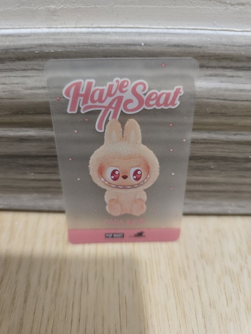 Popmart Original Labubu Have a Seat Xiu Dada, Hobbies & Toys, Toys ...