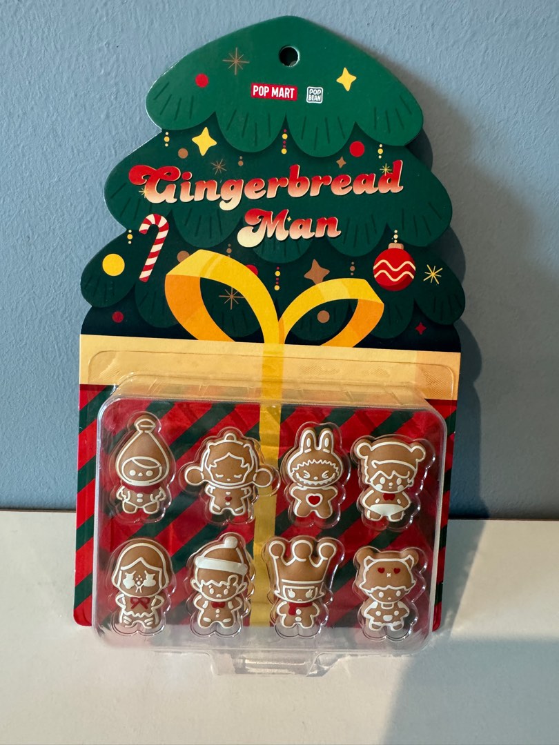 Popmart Popbean Gingerbread Series, Hobbies & Toys, Toys & Games on ...