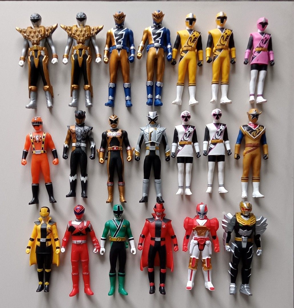 Power Ranger Super Sentai Sofubi 6.5 Inch Figure Soft Vinyl Set of 20 ...