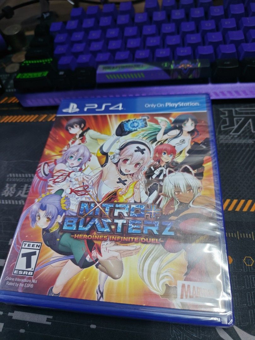 PS4 Game Nitro+ Blasterz Heroine Infinite Duel, Video Gaming, Video ...