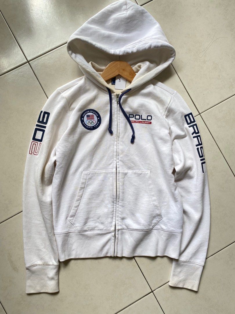 raplh lauren olympic, Men's Fashion, Tops & Sets, Hoodies on Carousell