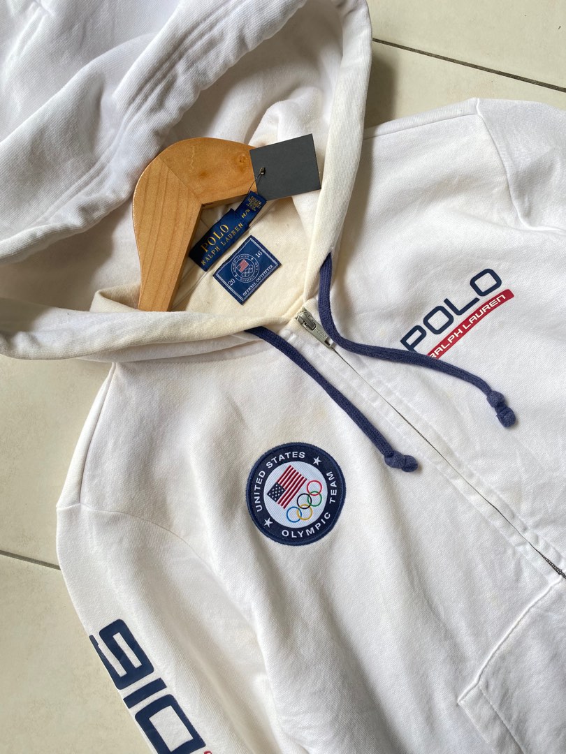 raplh lauren olympic, Men's Fashion, Tops & Sets, Hoodies on Carousell