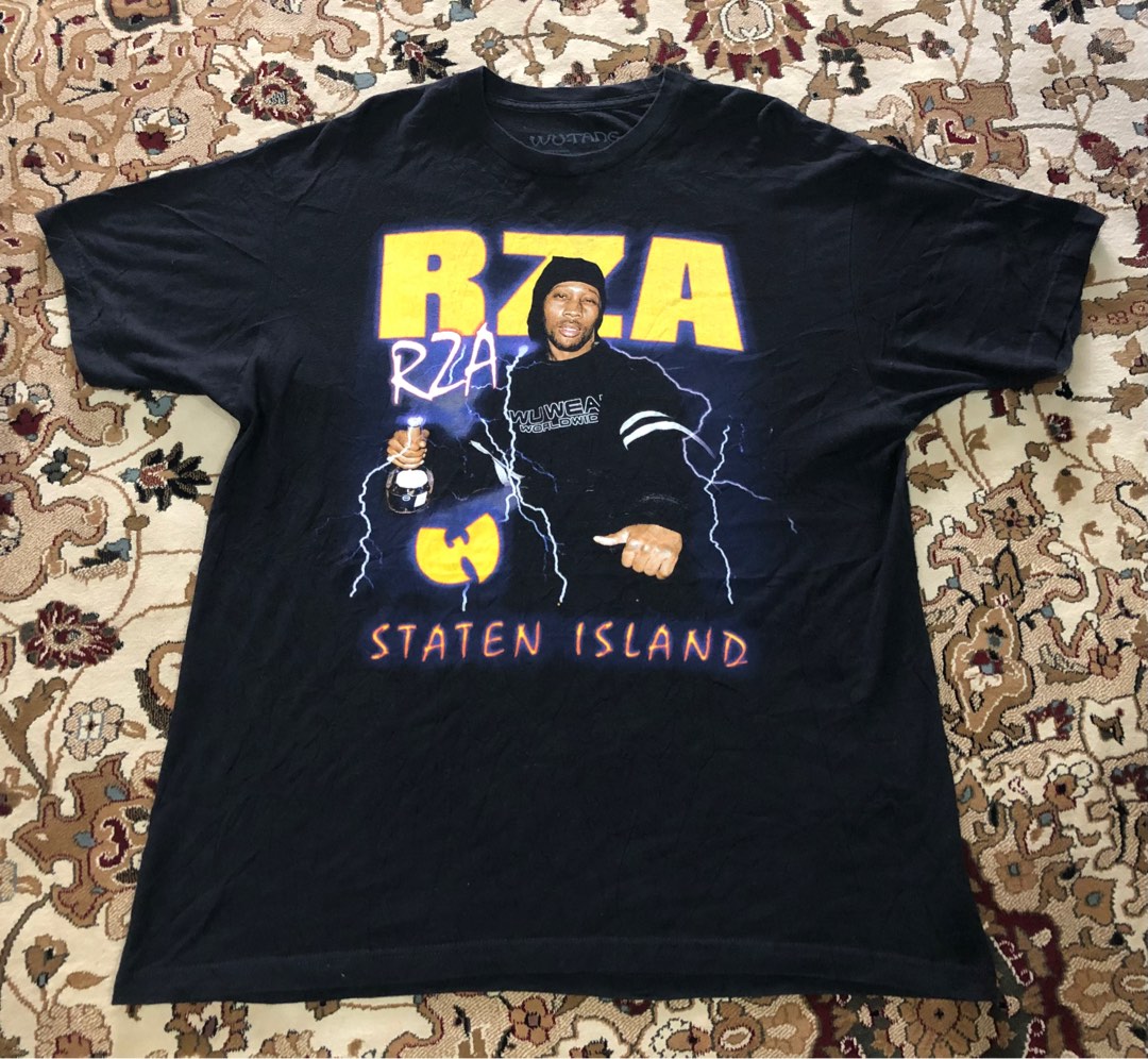 Rare Y2k Wu-Tang Clan Hip Hop Group RZA Y-shirt (Pit 23 x 29), Men's ...