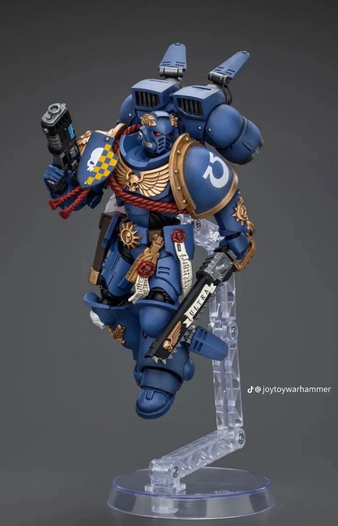 (Ready Stock) New Ultramarines Captain with jump pack Warhammer 40k ...