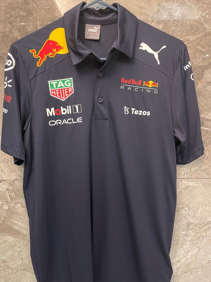 Red Bull Racing 2022 F1 Team Polo Shirt, Men's Fashion, Activewear on ...