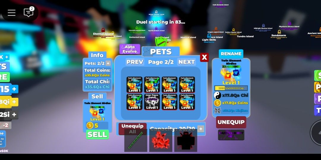 Roblox ninja legends pets, Video Gaming, Video Games, Others on Carousell